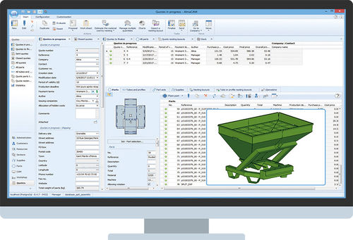 Estimate software - almaQuote - ALMA - for sheet metal