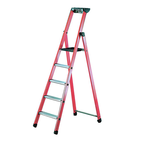 Stationary step ladder - TE32 - PENTA ESP - fiberglass / 5-step