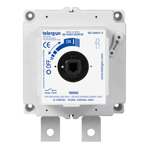 Motorized disconnect switch - S6-0200S0P38 series - Telergon - single ...