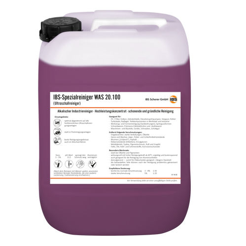 Water-based detergent - WAS 20.100 - IBS Scherer - metal / cleaning ...