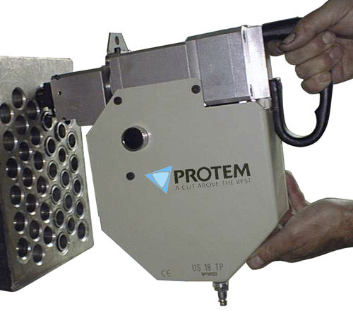 Portable beveling machine - US18TP - PROTEM - for heat exchangers / for ...
