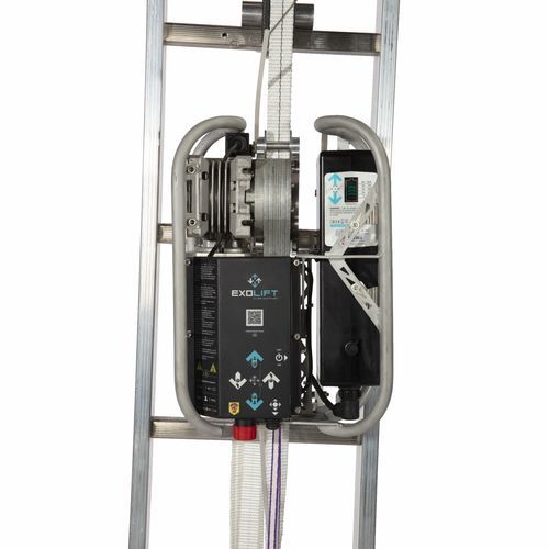 Electric winch - EXOLIFT - Fixator - wire rope / strap / man-riding