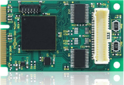 Digital I/O card - mPCIe-DIO-24A - ACCES I/O Products, Inc. - TTL / 24-I/O / Mini PCI Express