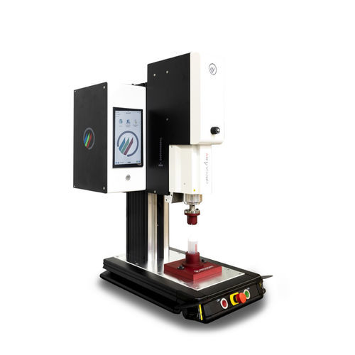 Friction welding machine - Omega 4 RI 72 - MECASONIC - PLC-controlled ...