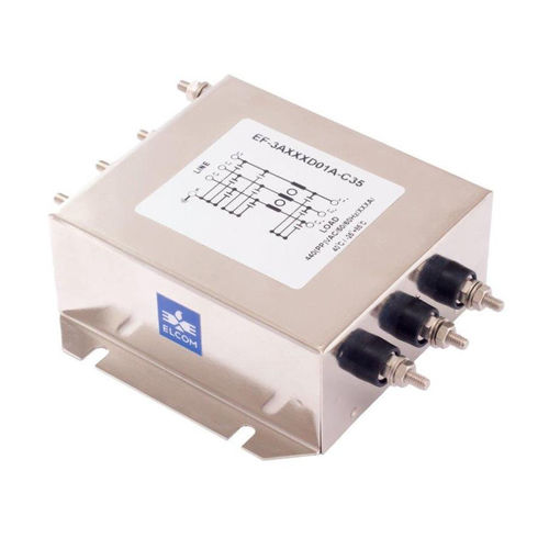 High-pass electronic filter - C35 - Elcom - active / RFI / three-phase