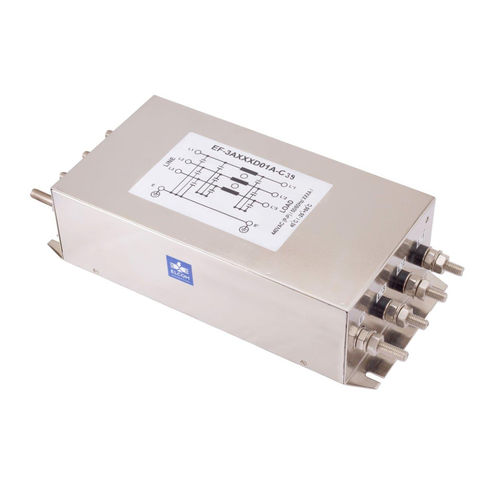 High-pass electronic filter - C39 - Elcom - active / RFI / three-phase