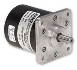 Absolute rotary encoder - AMCI - with square flange / single-turn / analog