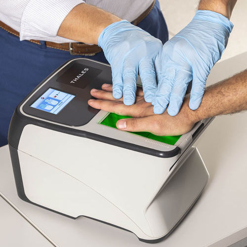 Hand geometry biometric reader - CS500q - Thales - Cybersecurity ...
