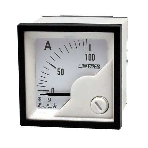 Analog ammeter - F48EAX - FRER - AC / single-phase / panel-mount