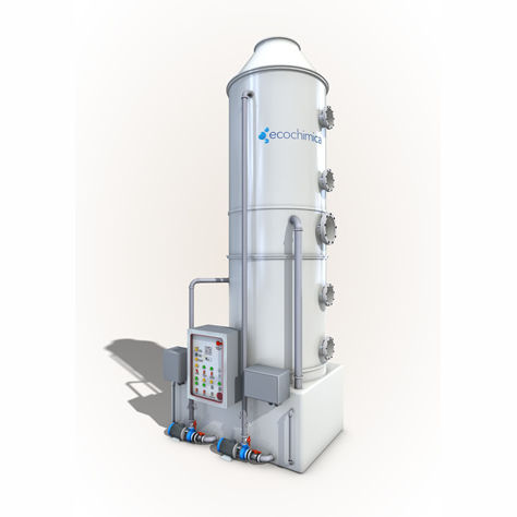 Venturi gas scrubber - TW-2S® series - Ecochimica System - wet / chemical