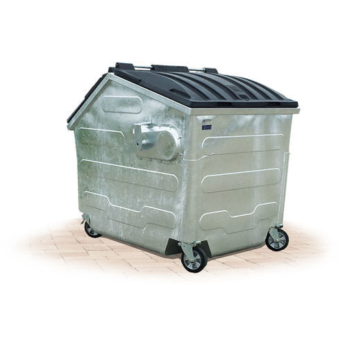 Rear loading waste bin - HSB 2,3 - IVB Umwelttechnik GmbH - steel ...