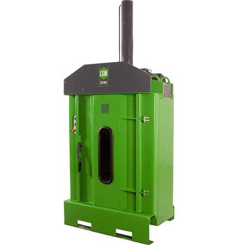 Mixed waste compactor - CP205 - LSM Recycling Equipment - stationary