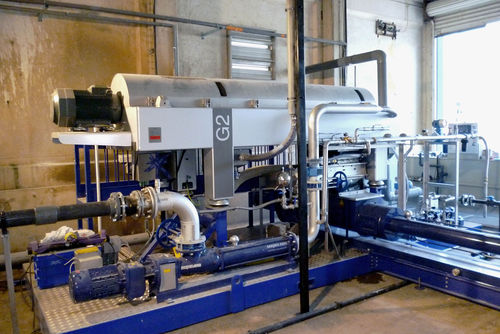 Sludge dewatering system - REMOBY - R.E.M. SRL International Mechanics ...