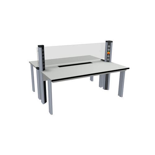 Workshop partition - ELABO - protection / hygienic / glass