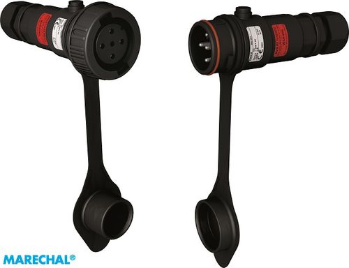 Panel-mounted electrical socket - PNCX - MARECHAL ELECTRIC - built-in ...