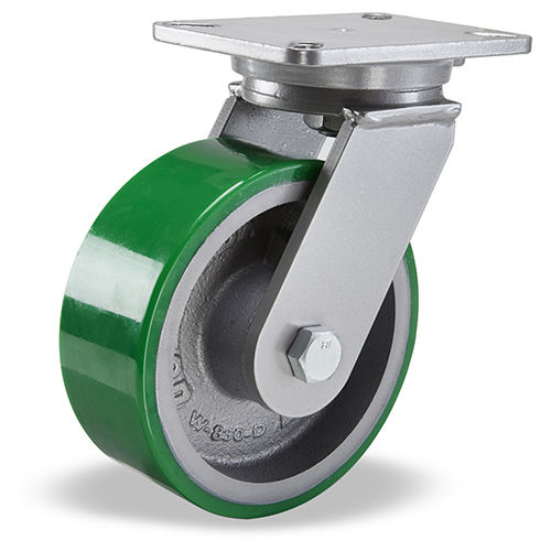 Swivel caster - CH series - HAMILTON CASTER - base plate / double / steel