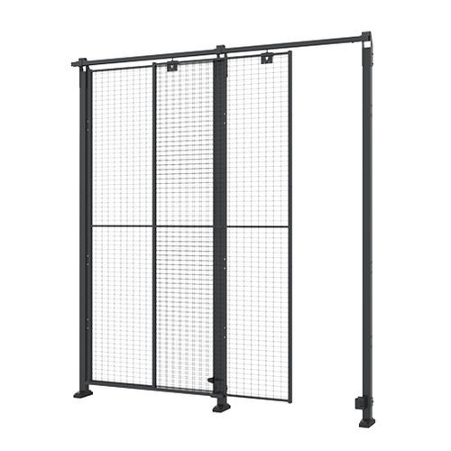 Sliding door - D20-XXX100 - AXELENT - hinged / indoor / access