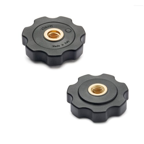 Threaded knob - GFL - ELESA - knurled / lobe / polyamide