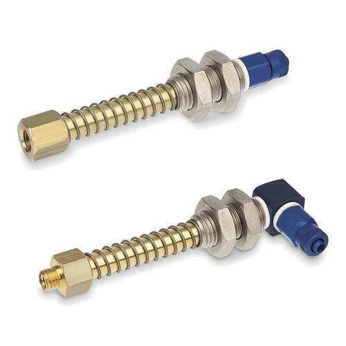 Miniature vacuum cup holder - VPA - ELESA - with built-in shut-off valve