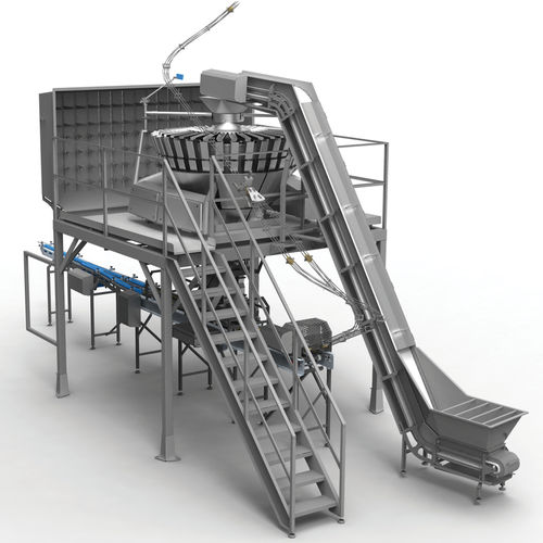 Multihead weigher - SF - Cabinplant A/S - poultry / pasta / for meat