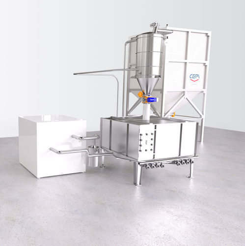 Flour cooling system - Cepi Spa - fluidized bed