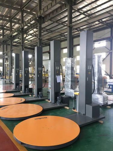 Turntable wrapping machine - T1650F - SHANDONG SINOLION MACHINERY CORP ...