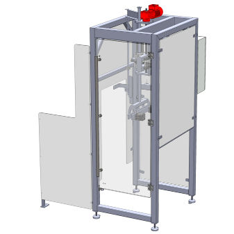 Bag lifting device - VCG Flüssigkeitsfüllmaschinen GmbH - for turning