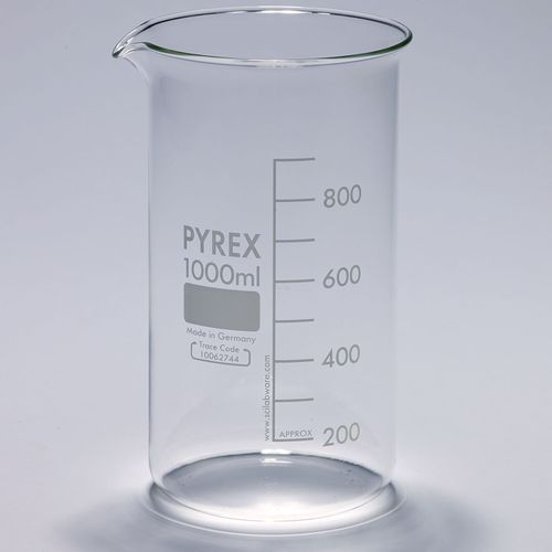 Graduated beaker - 1015 series - SciLabware Limited - glass