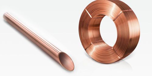 Copper tube - K65 - Wieland-Werke AG - coil / for medical applications