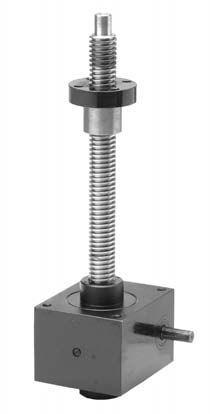 Rotating screw jack - WMH Srl - safety nut