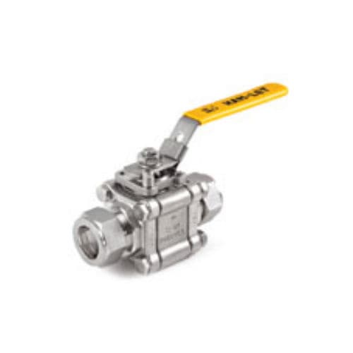 Ball valve - H500SSL1/4 - HAM-LET - lever / pneumatic / electrically ...