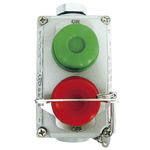 Start/stop pendant station, Start/stop push-button box - All industrial ...