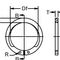 Inverted retaining ring - DSI series - Rotor Clip Company - metric ...
