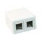 Plug box - 1-1116698-3 - COMMSCOPE - surface mounted / modular / ABS