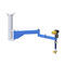 Ceiling-mounted jib crane - GIS AG - 270° / articulated / manual