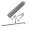 Rivet hinge fastener conveyor belt fastener - ALLIGATOR® - FLEXCO ...