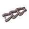 Plastic conveyor chain - uni NH78 series - uni-chains - block / flexible