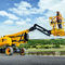 Wheeled articulated boom lift - A45E - JCB - electric / for construction
