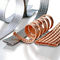 Aluminum mass braid - LEONI Draht GmbH - copper / braided / flat