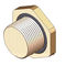 Hexagonal plug - 757 - CMP Products - threaded / brass / aluminum