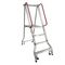 Mobile step ladder - Changzhou Yueyang Machinery Co., Ltd. - aluminum
