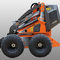 Rubber-tired mini skid steer loader - SSQ 15D - Worky Quad - Cast Group