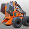 Rubber-tired mini skid steer loader - SSQ 15D - Worky Quad - Cast Group