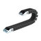 Enclosed cable carrier - Plarailchain SC - NIHON PISCO CO., Ltd. - plastic