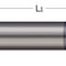 Solid carbide milling cutter - TM series - MICRO 100 - T-slot / thread ...