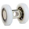 Bearing wheel type roller - OMET - stainless steel / for sliding doors