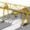 Rail-mounted gantry crane - RMG - Künz GmbH - steel / single-girder