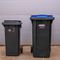 Urban waste container - TRAFLUX - with lid / 4-wheel