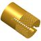 Threaded insert - BANC-LOK® - PSM International - press-in / brass / round