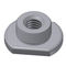 Threaded insert - P-NUT™ - PSM International - steel / flat / for plastics